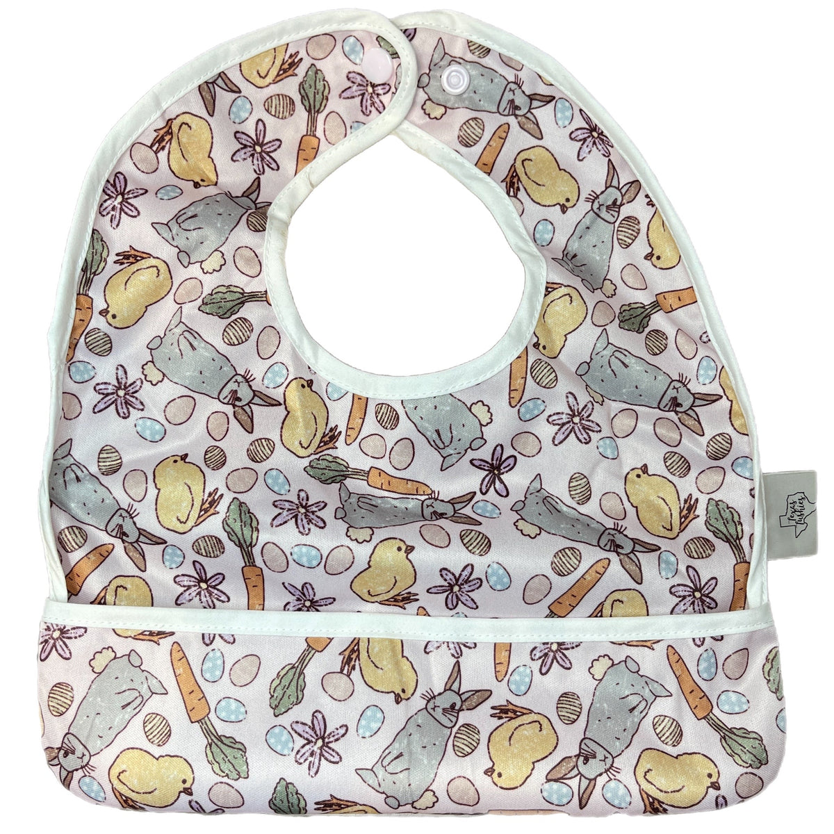 Don't Worry, Be Hoppy - The Flip Bib – Texas Tushies - Modern Cloth ...