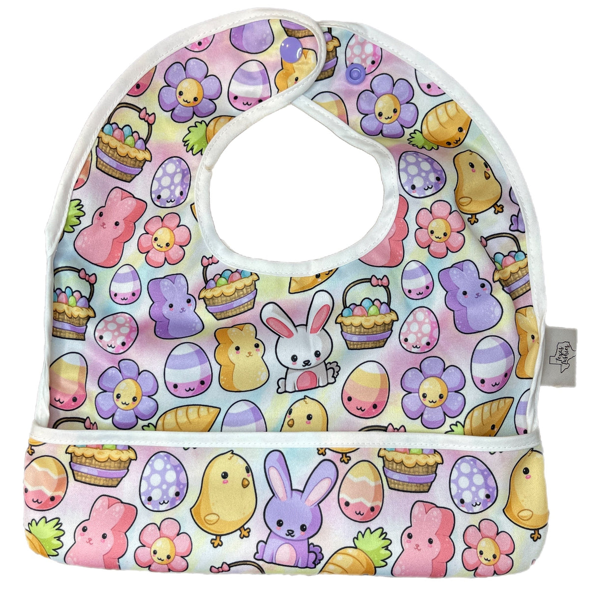 Pink Easter Cuties - The Flip Bib – Texas Tushies - Modern Cloth ...